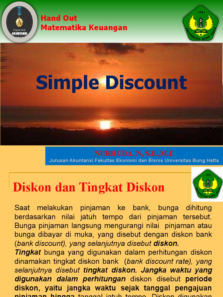 Simple Discount | PDF