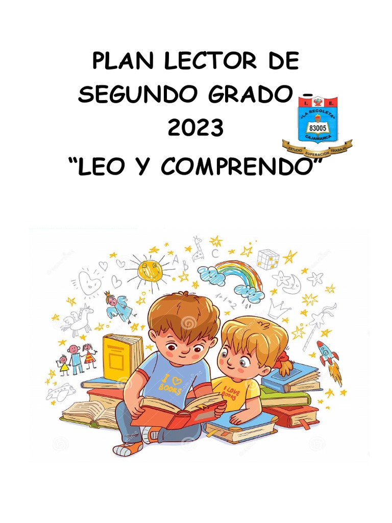 Plan Lector de Segundo Grado | PDF | Comprensión lectora | Ciencia cognitiva