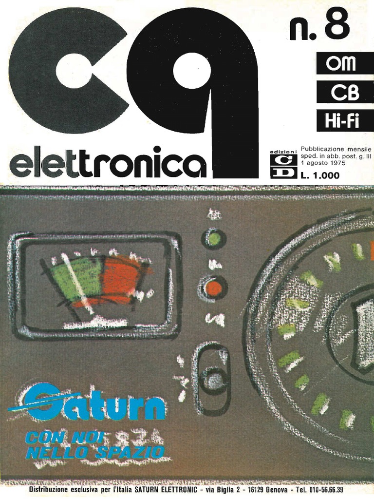 CQ Elettronica 1975 - 08 | PDF