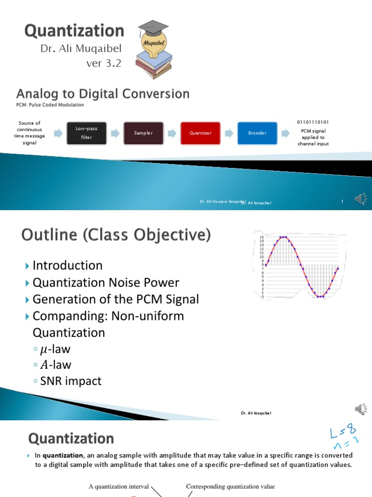 4 Quantization Uniform | Download Free PDF | Sampling (Signal Processing) | Signal To Noise Ratio