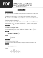 Percentage Notes | PDF | Percentage | Discounting