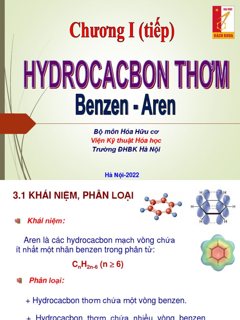 Chương 1.3 Hidrocacbon Thơm Bezen Aren | PDF