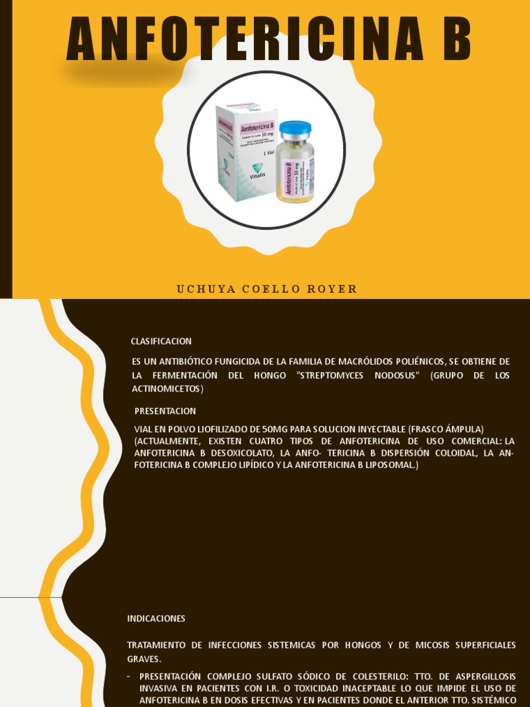 Anfotericina b | PDF | Enfermedades animales | Inmunología