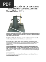 ASTM C143 - Resumen Español | PDF | Hormigón