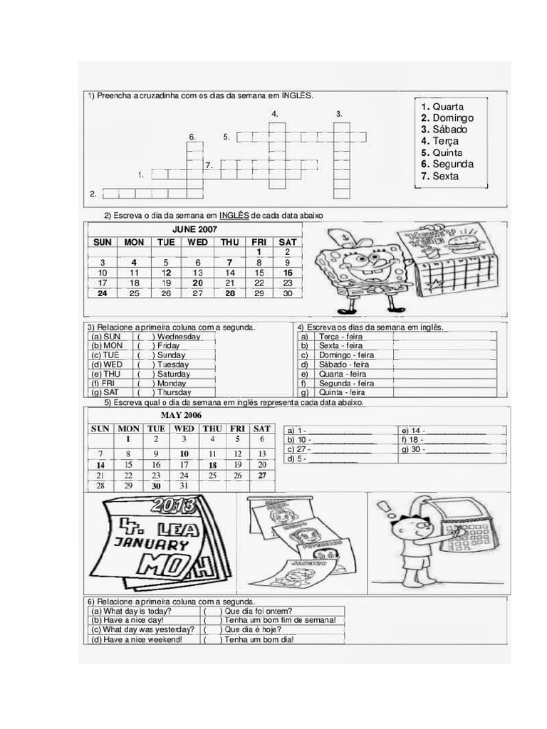 Atividades 6 Ano | PDF