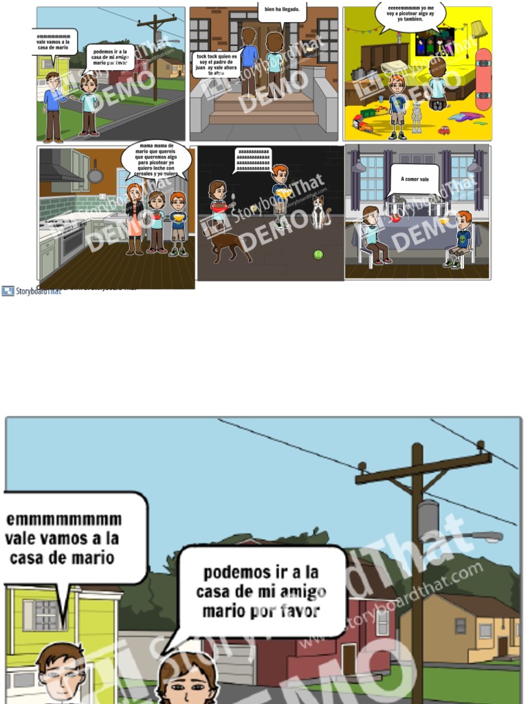 Cómic de Mateo 1 | PDF