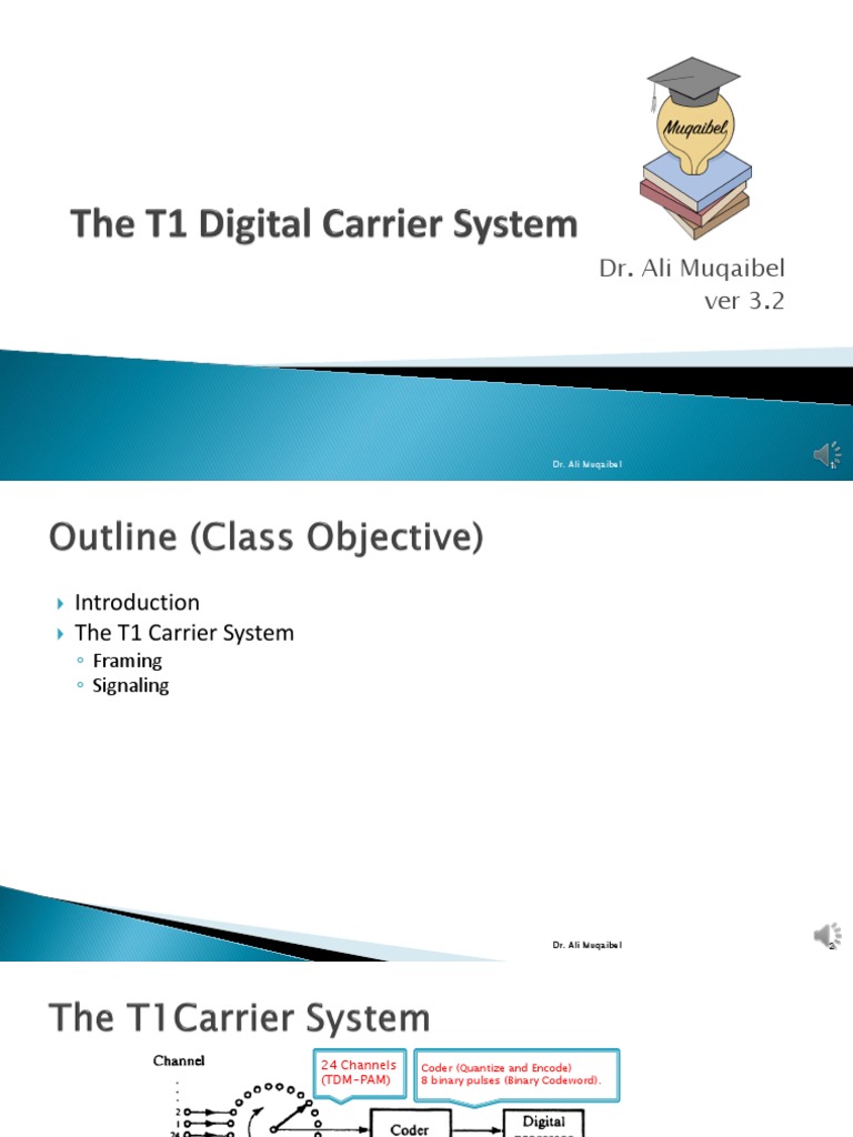 6 T1 Carrier System | PDF | Sampling (Signal Processing) | Physical ...