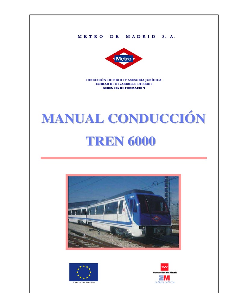 Manual Conduccion Tren 6000 | PDF | Coche | Tren