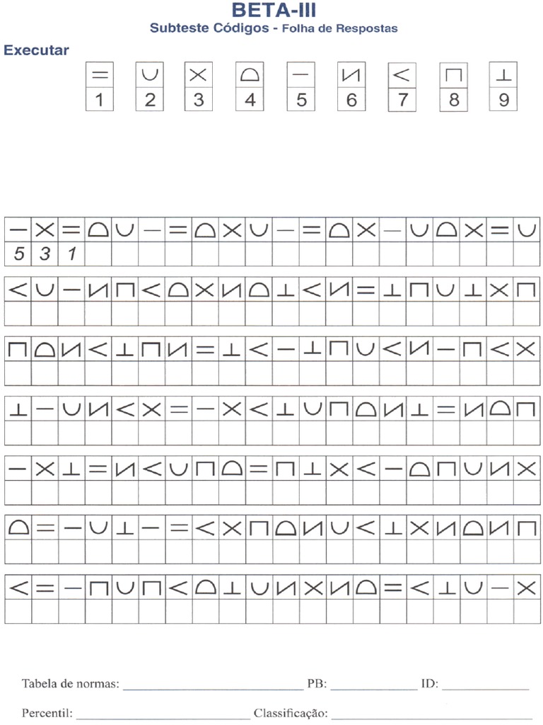 Beta-Iii Códigos | PDF