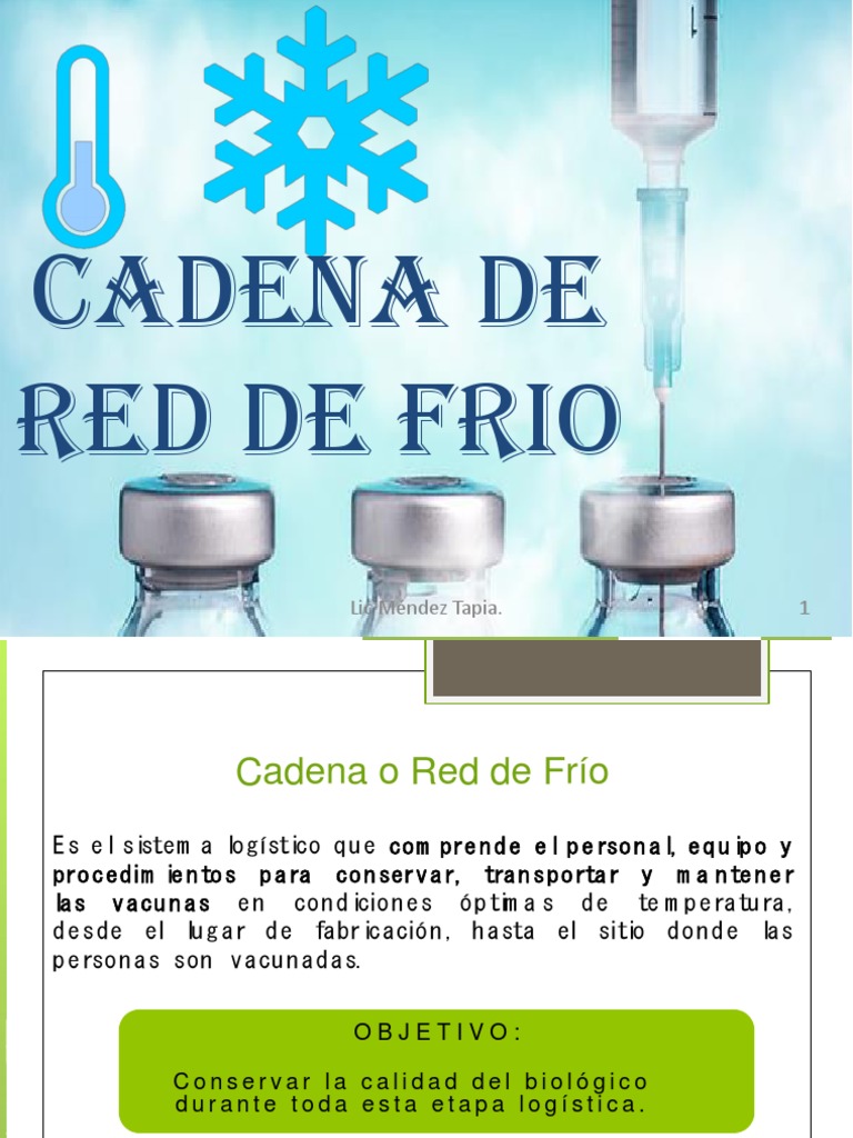 Cadena de Frío para Vacunas: Guía Completa | PDF | Termostato ...