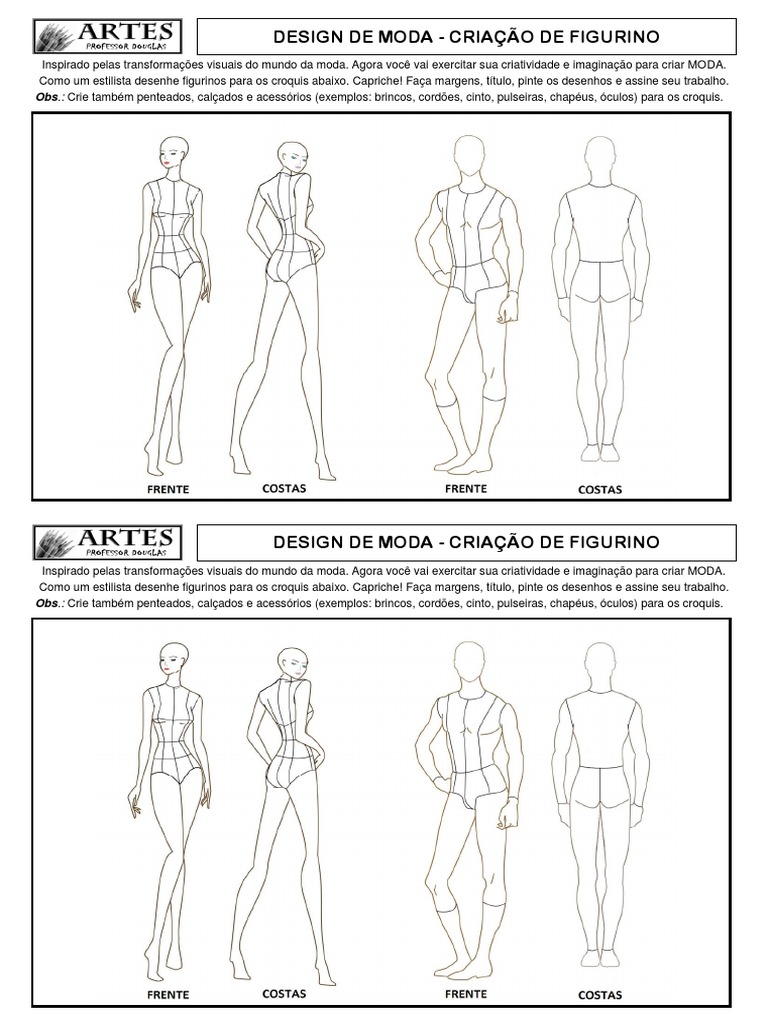 Atividade - Design de Moda - Figurino (Professor Douglas - Artes) | PDF