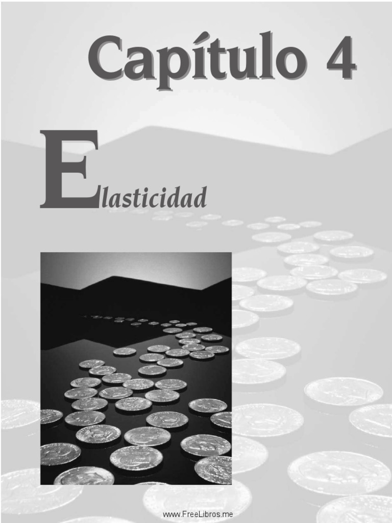 Capitulo 4 Capitulo 4 Lasticidad E E | PDF
