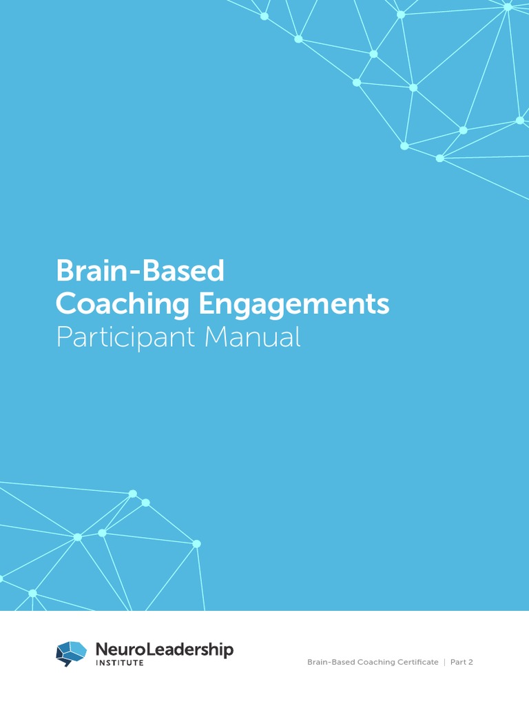 Brain Based Coaching Engagements Participant Manual Pdf