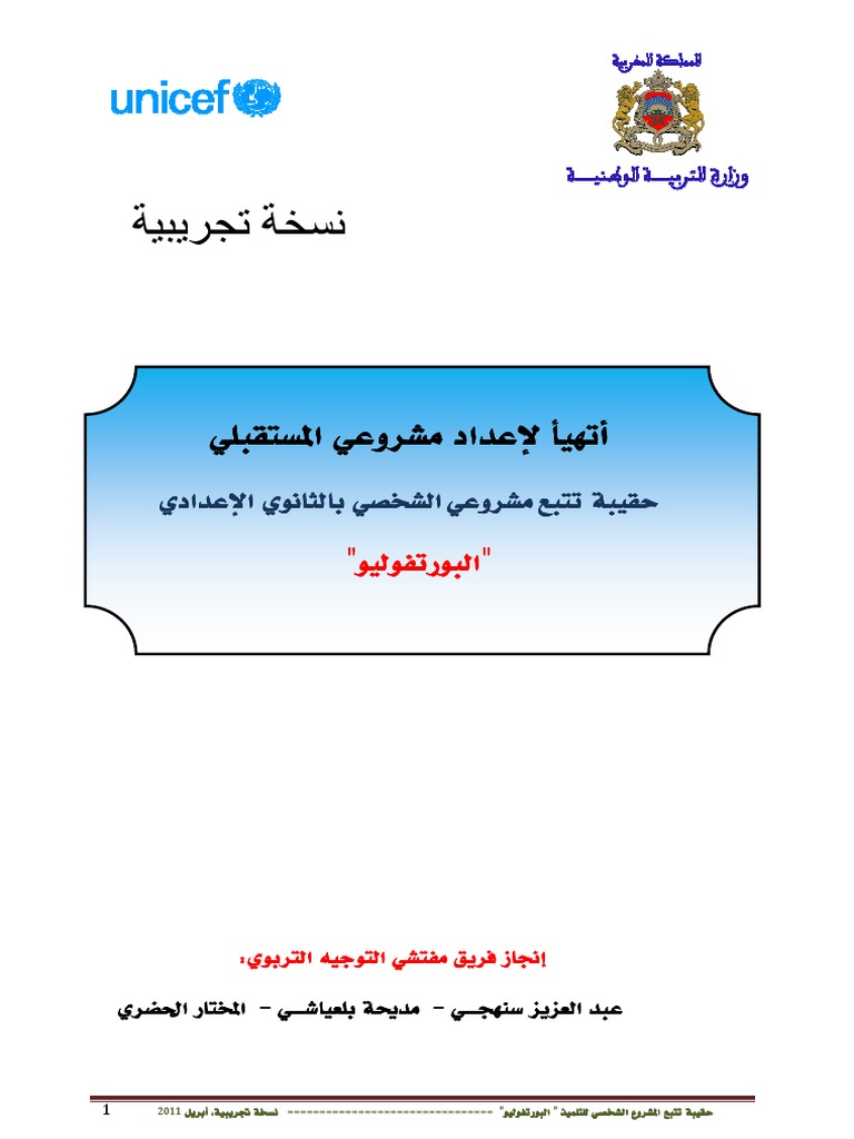 Portfolio (UNICEF) | PDF