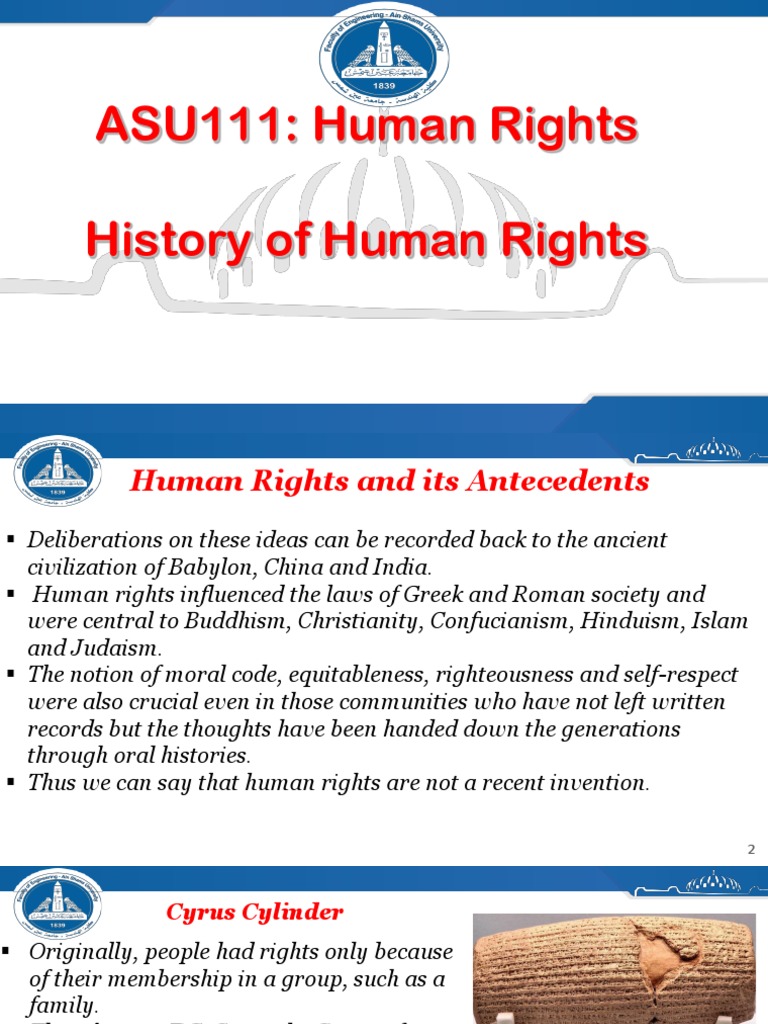 History of Human Rights | PDF