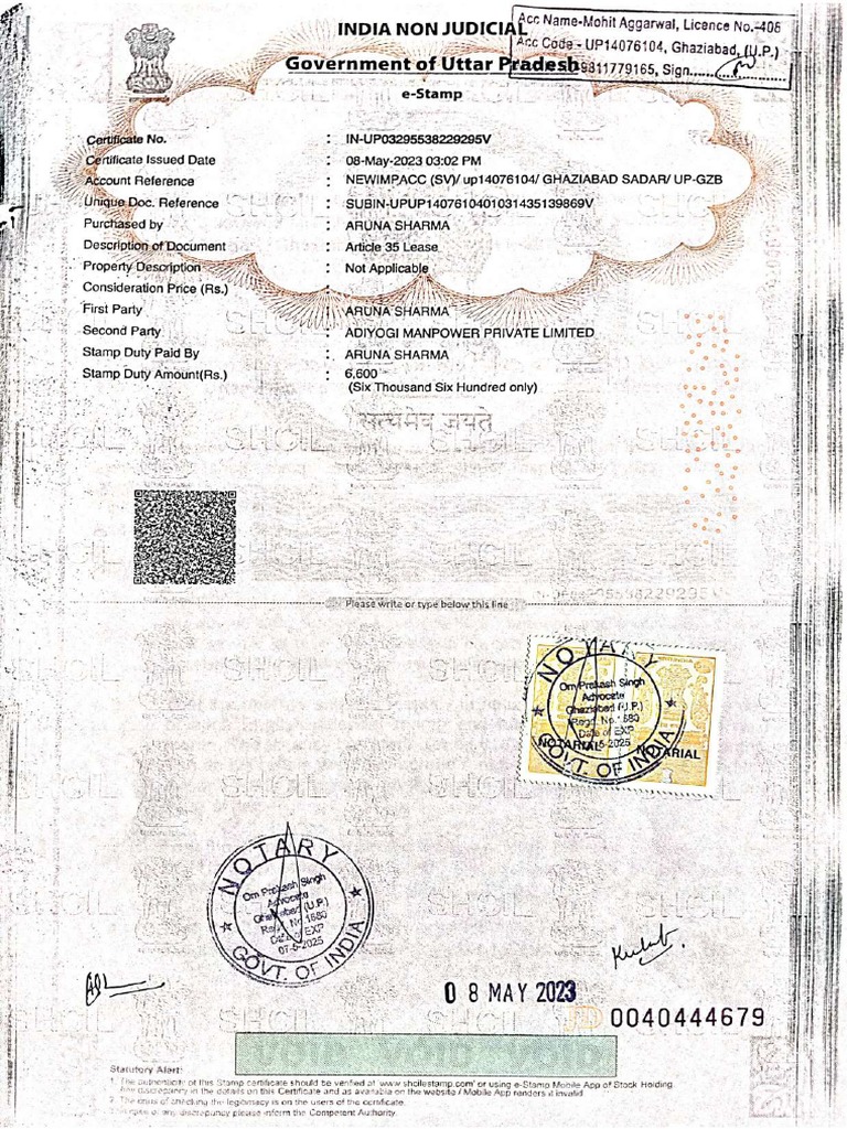 Rent Agreement Update | PDF