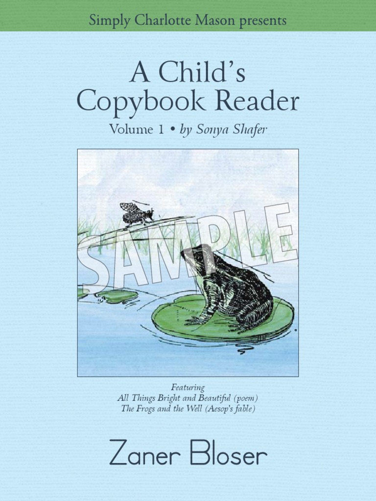 Childs Copybook Reader 1 Sample | PDF | Poetry | Writing