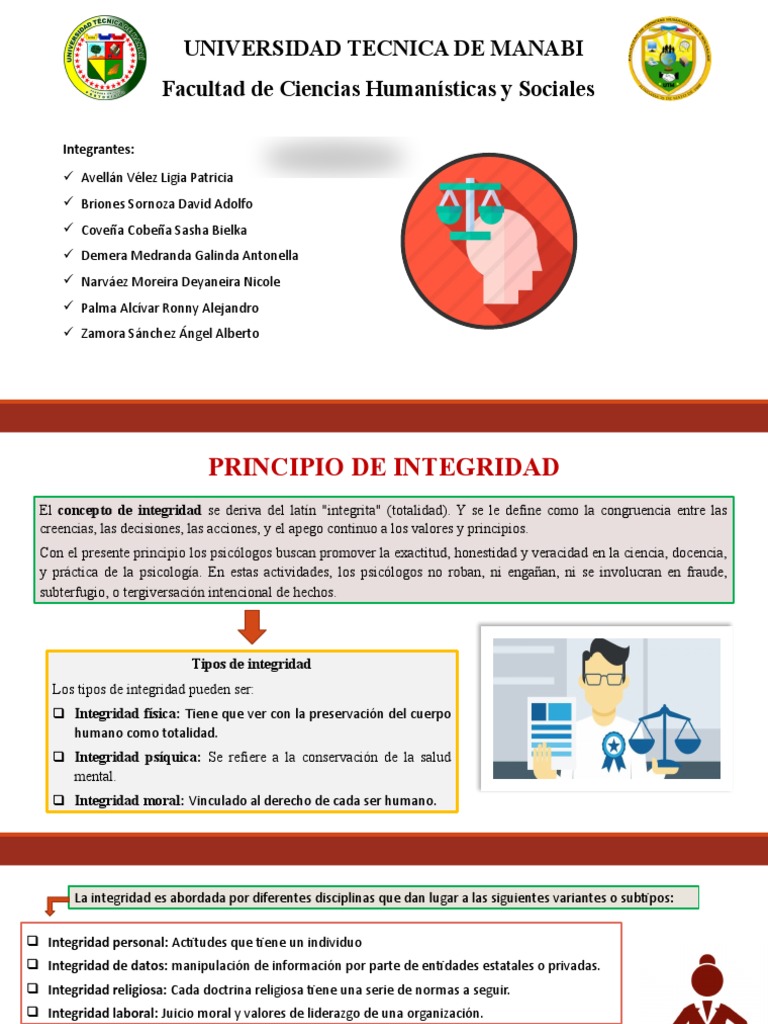 GRUPO Principio de La Integridad | PDF