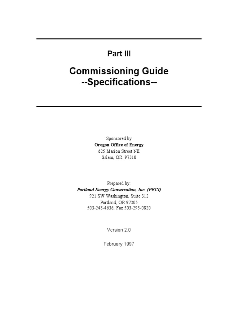 Guide Spec | PDF | Specification (Technical Standard) | Computing
