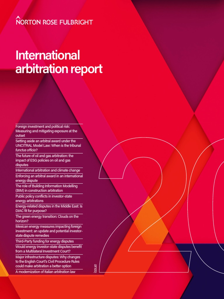 International Arbitration Report Issue 2023 | PDF | Arbitration