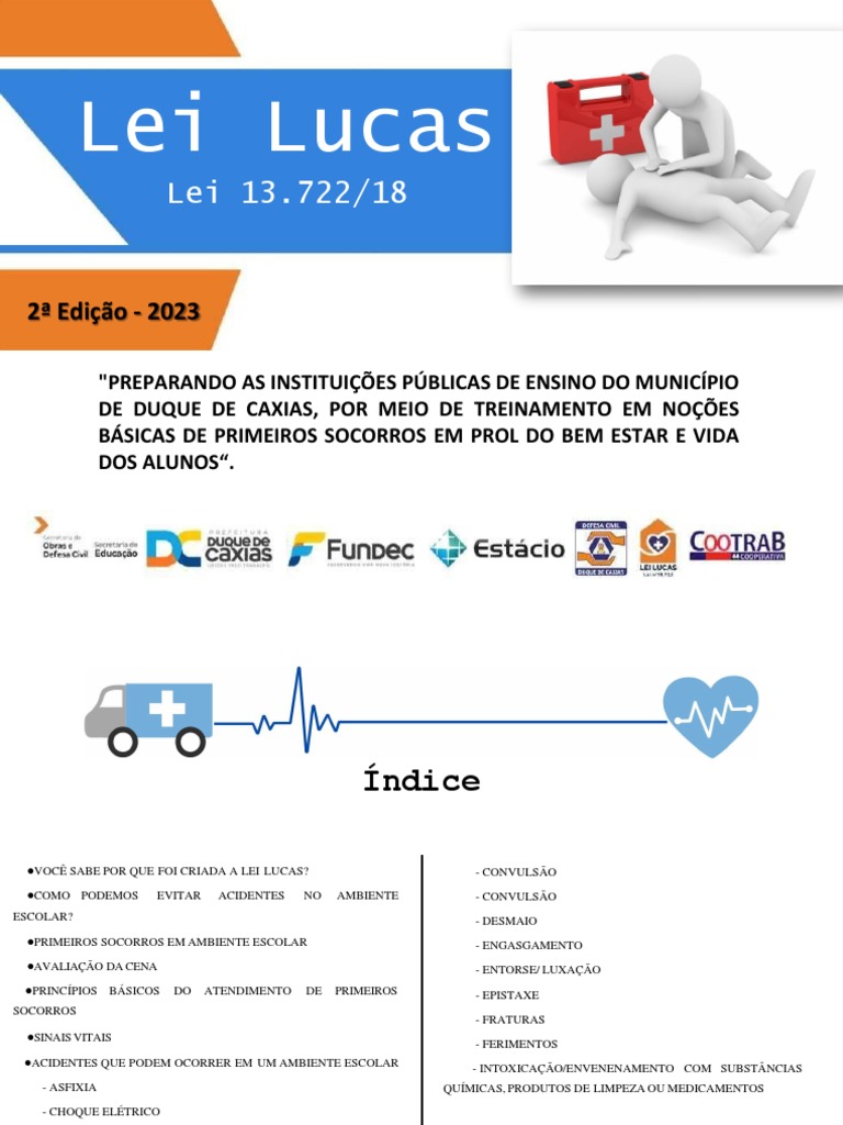 2023 - Apostila - Lei - Lucas - Pronta - 230627 - 082646 | PDF | Primeiros socorros | Paramédico