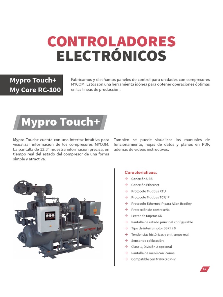 Detalles Tecnicos Mypro Touch | PDF
