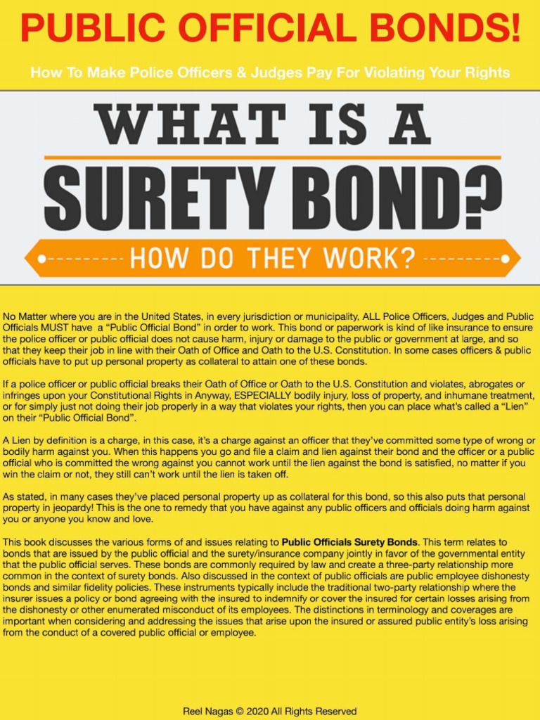 New Public Official Bonds Book Revised 5-19.22 | PDF