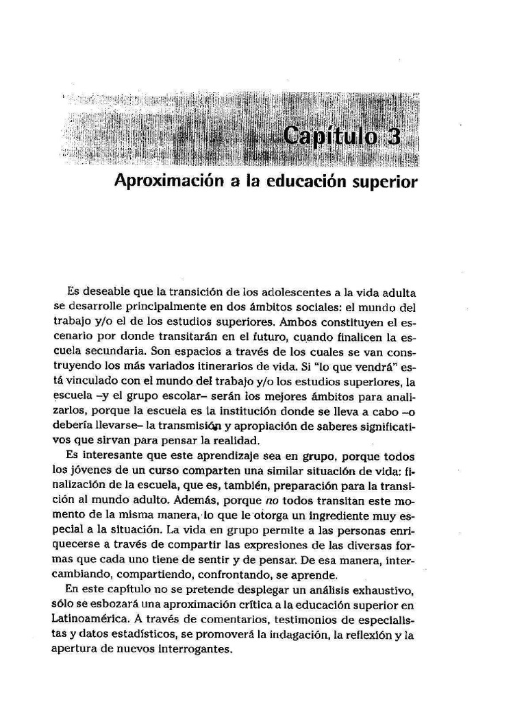 RASCOVAN, S. Los Jóvenes y El Futuro CAP III-comprimido - Compressed | PDF