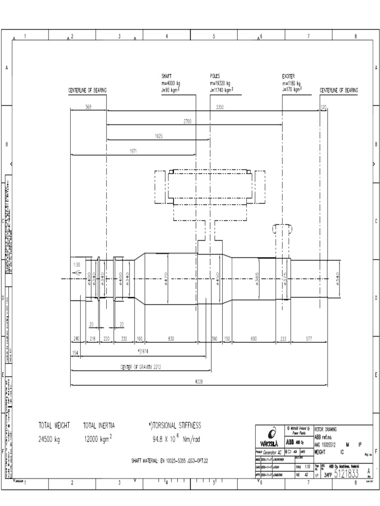 06 - Rotor Drawing 5121833A | PDF