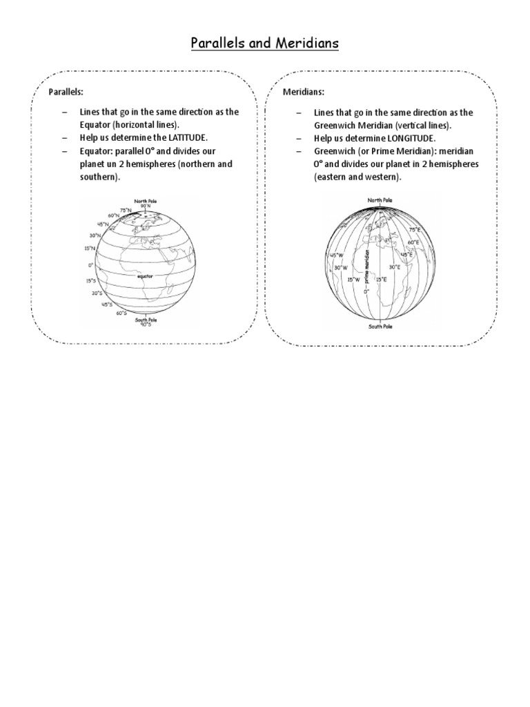 Parallels And Meridians Pdf