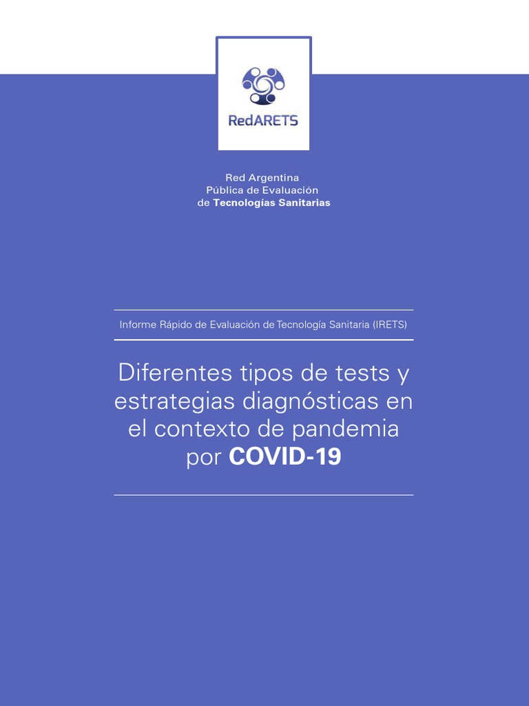 Diferentes Tipos de Tests y Estrategias Diagnósticas en El Contexto de ... Diferentes Tipos de Tests y Estrategias Diagnósticas en El Contexto de ...