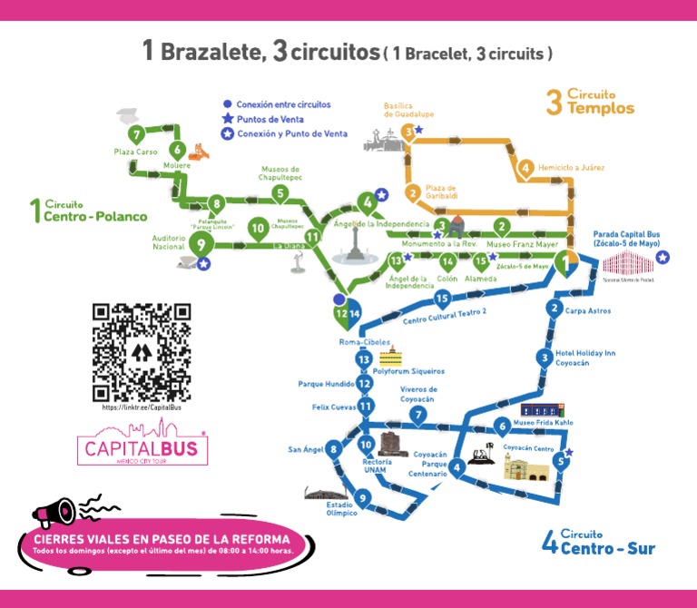 Mapas Circuitos Capital Bus 2022 | PDF