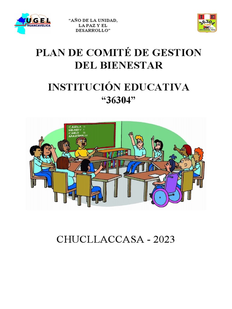 Plan de Bienestar Educativo 2023 | PDF | Inclusión (Educación) | Enseñando
