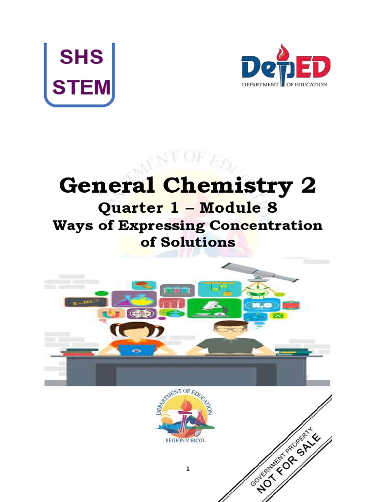 Module 8 Ways of Expressing Concentration of Solutions | PDF | Mole ...