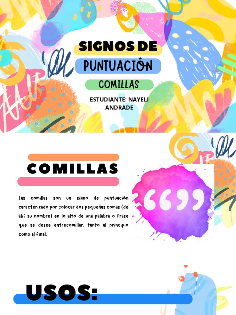 Guía de Uso de Comillas para Estudiantes | PDF