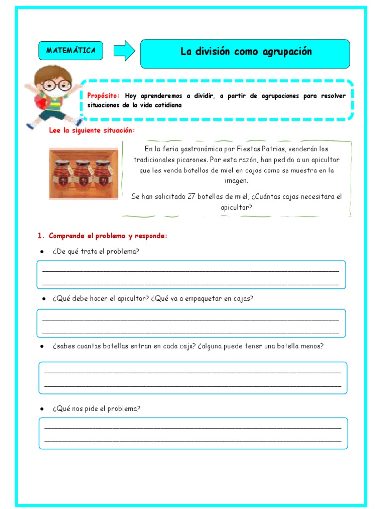 Ficha Mate Mart 11 Division Agrupando | PDF | Aprendizaje