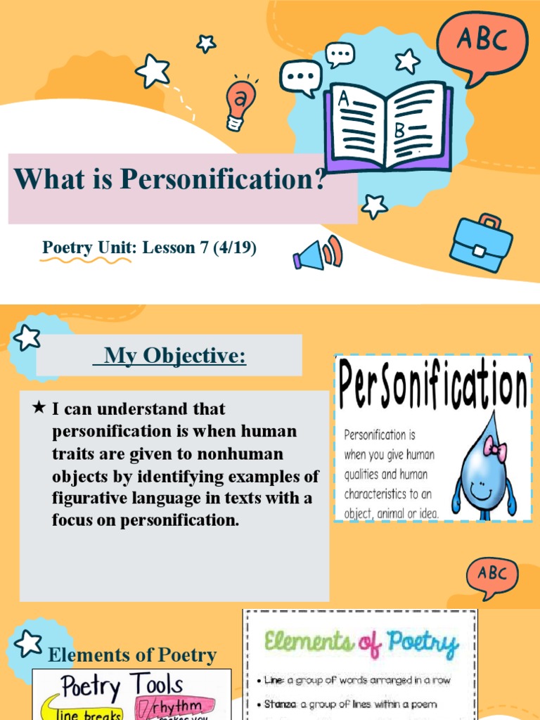 Reading, Poetry - Lesson 7 (4 - 19) | PDF