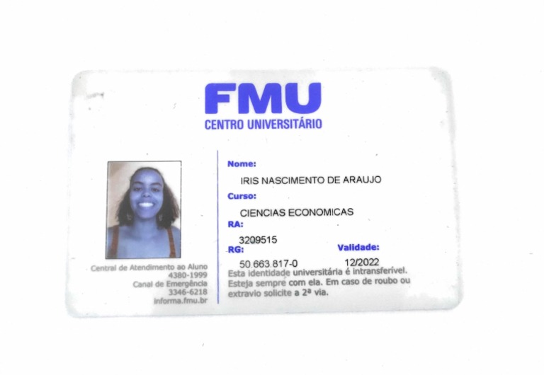 FMU Avatar Carteirinha | PDF
