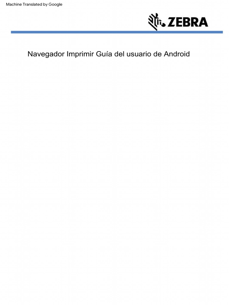 Zebra Browser Print User Guide v1 3 Android en Us | PDF | Script Java ...