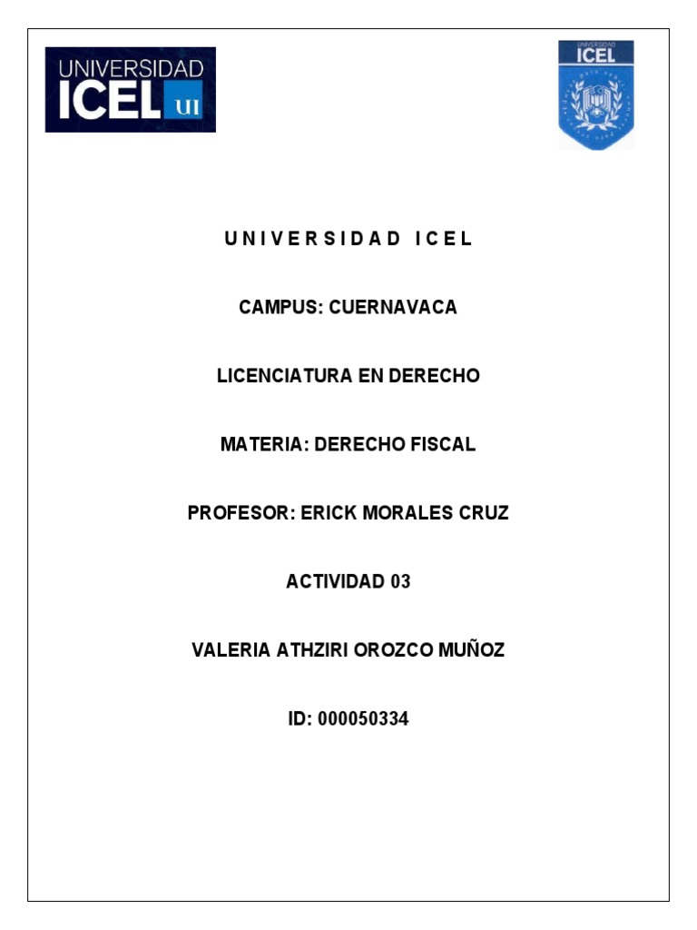 Act 03 - Semana 03 Derecho Fiscal | PDF | Pagos | Impuestos