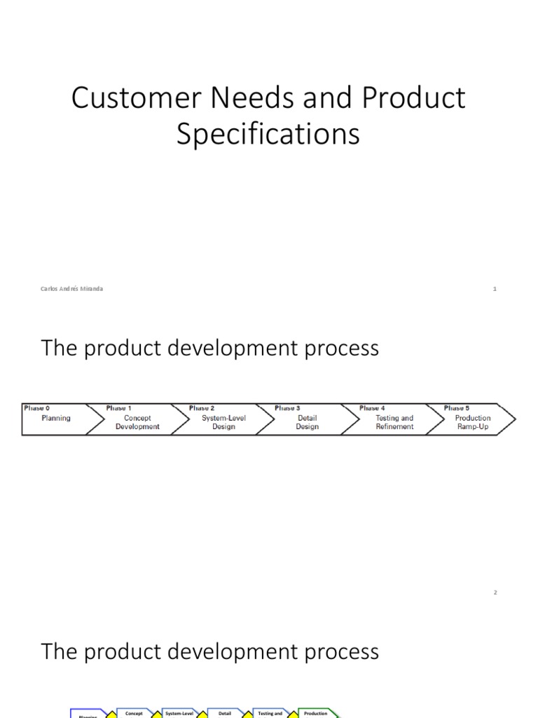 02 Customer Needs and Product Specifications | PDF | Thermostat | Knowledge