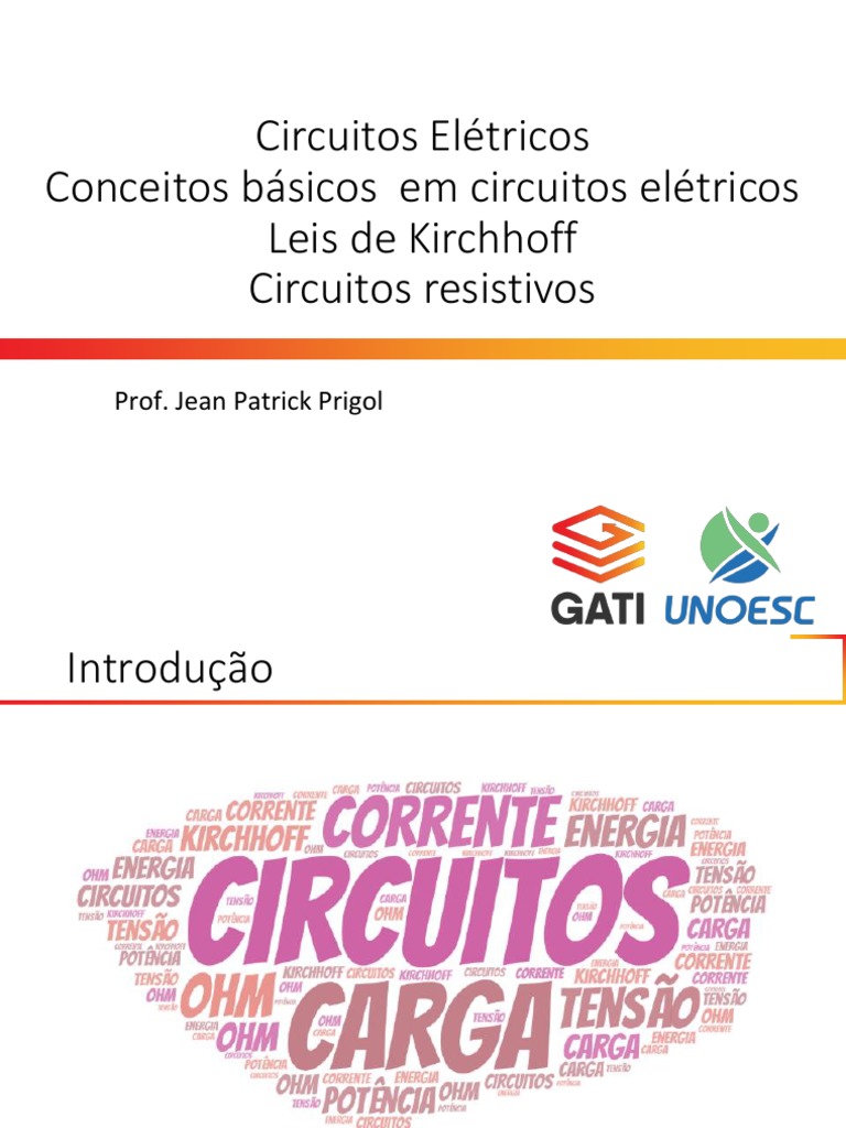 Aula01 - Conceitos Básicos | PDF | Rede elétrica | Resistência elétrica e condutividade