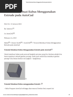 Cara Menggambar Baut 3D di AutoCAD | PDF | Komputer