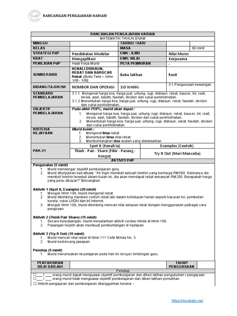 MT T6 M17 (Inculkate - My) - 2023 | PDF
