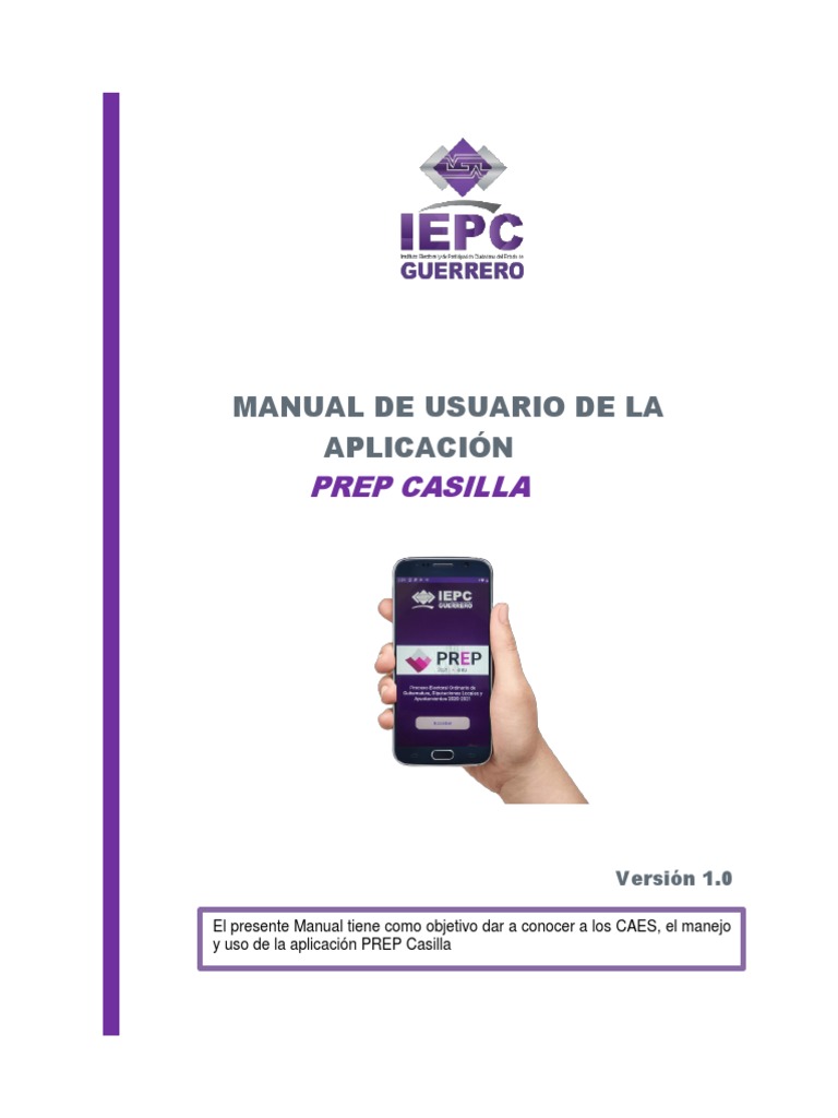 Manual de Usuario PREP Casilla 2021 V1.0 | PDF | Código QR | Informática