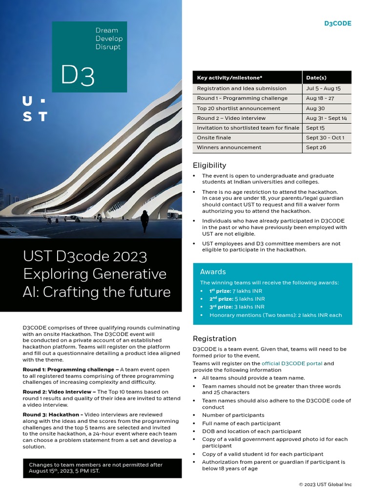 UST D3 Decode 2023 - 1 | PDF