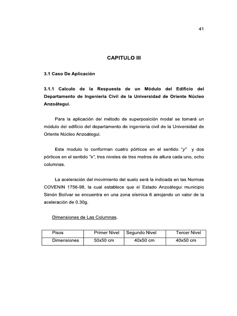 Ejemplo Modal Espectral | PDF