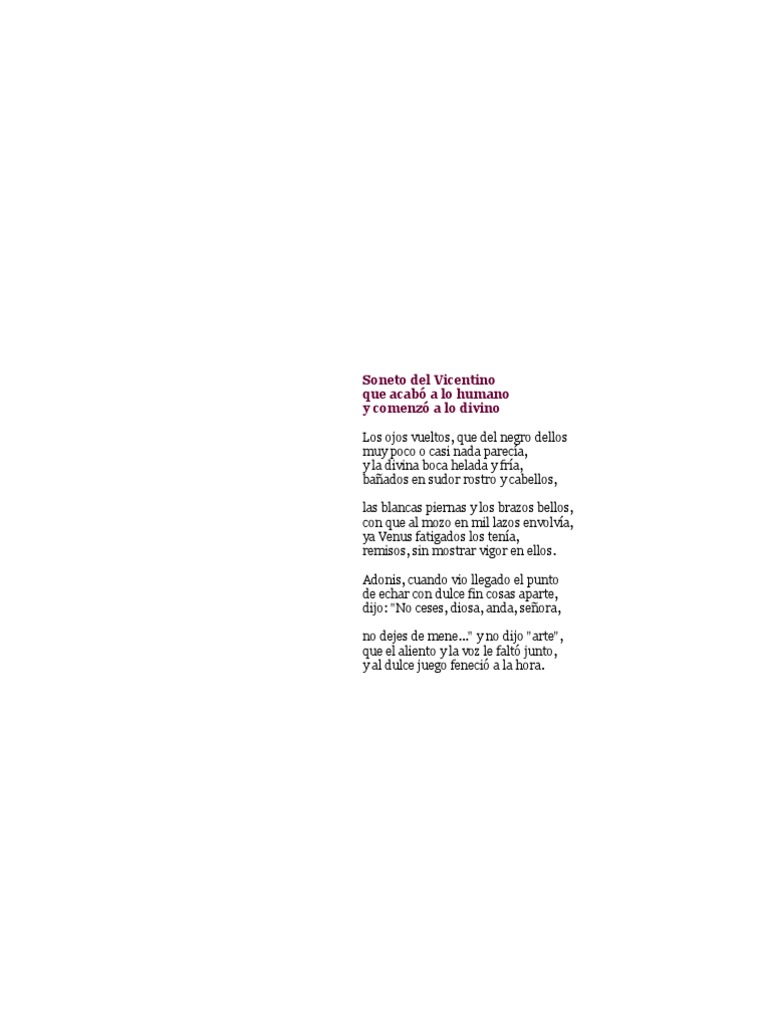Muestra De Poesia Erotica De Los Siglos De Oro Pdf