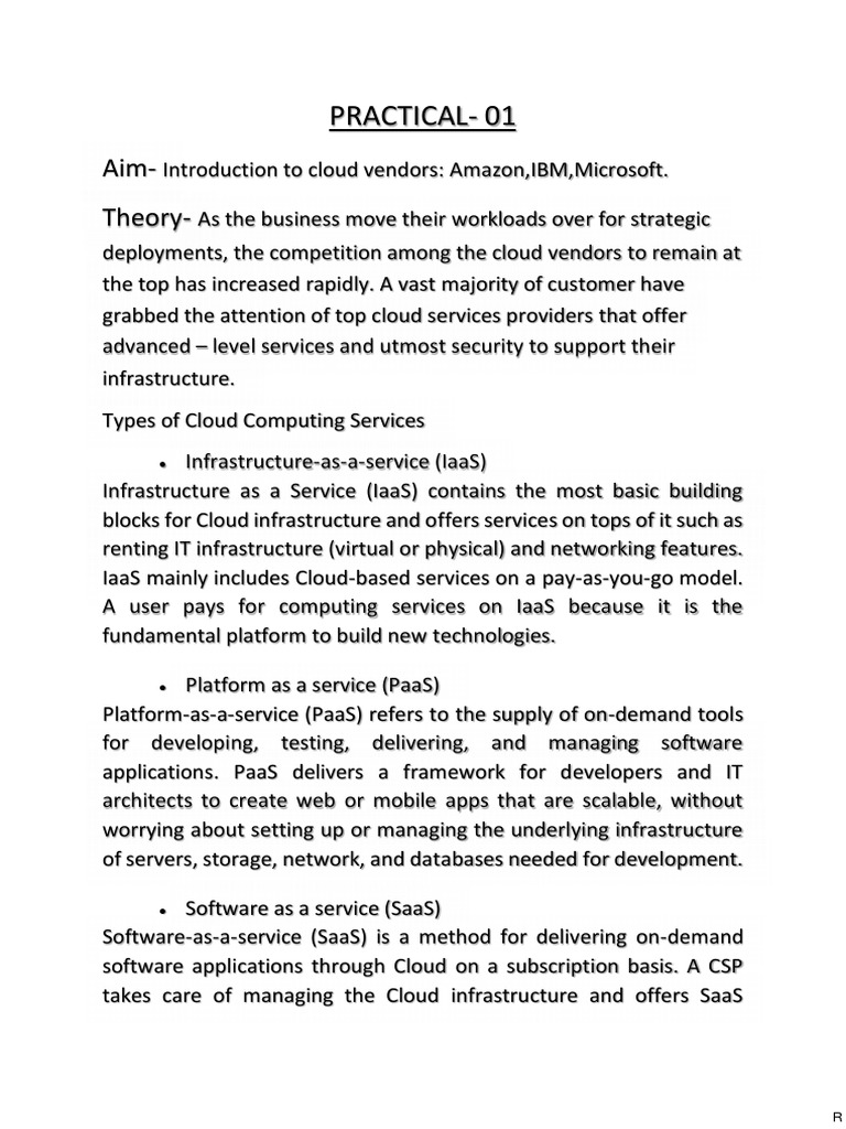 Practical Cloud Computing Pdf Cloud Computing Software As A Service