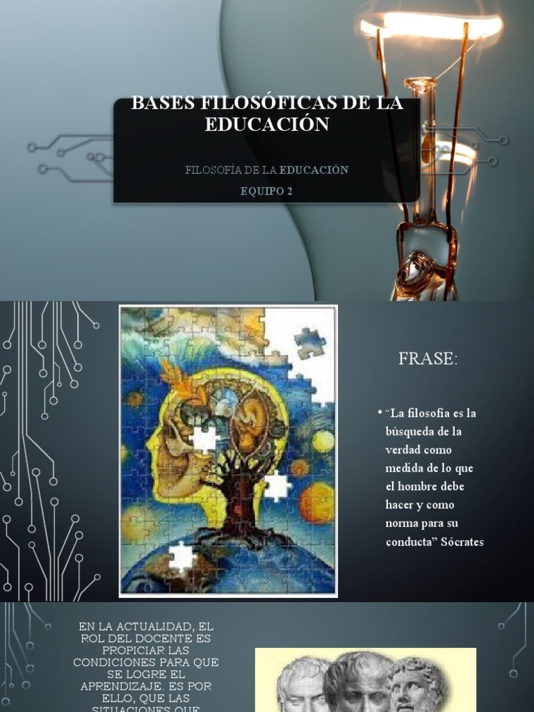 BASES FILOSÓFICAS DE LA EDUCACION. | PDF | Realismo filosófico | Verdad